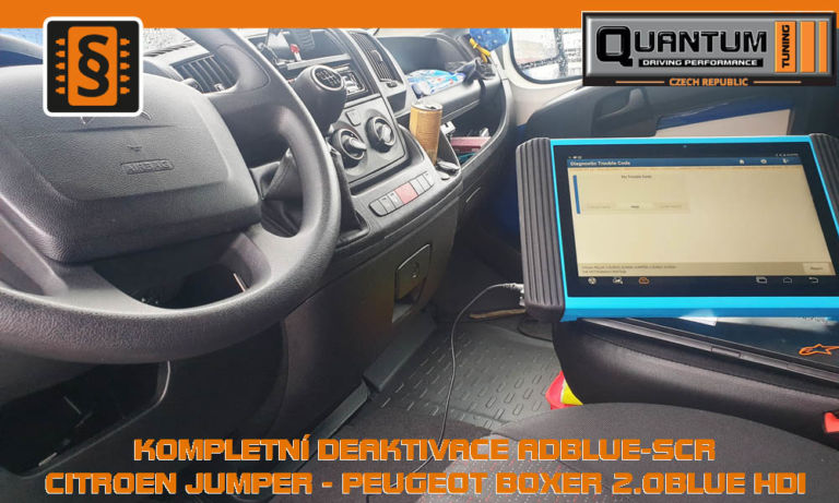 Porucha ADBLUE Citroen Jumper & Peugeot Boxer | Chiptuning QUANTUM